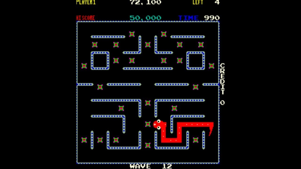 Nibbler [Arcade Longplay] (1982) Rock-Ola {Rev 8} - YouTube