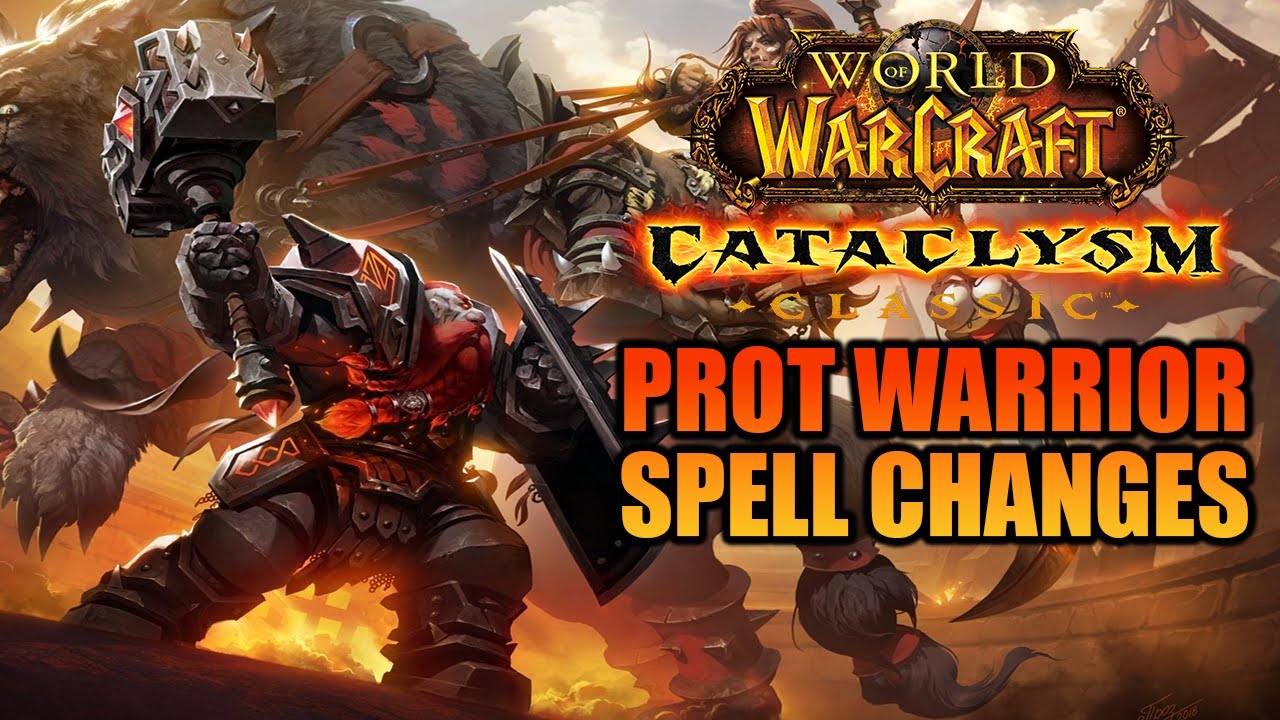 Prot Warrior Spell Changes in Cataclysm Classic - YouTube