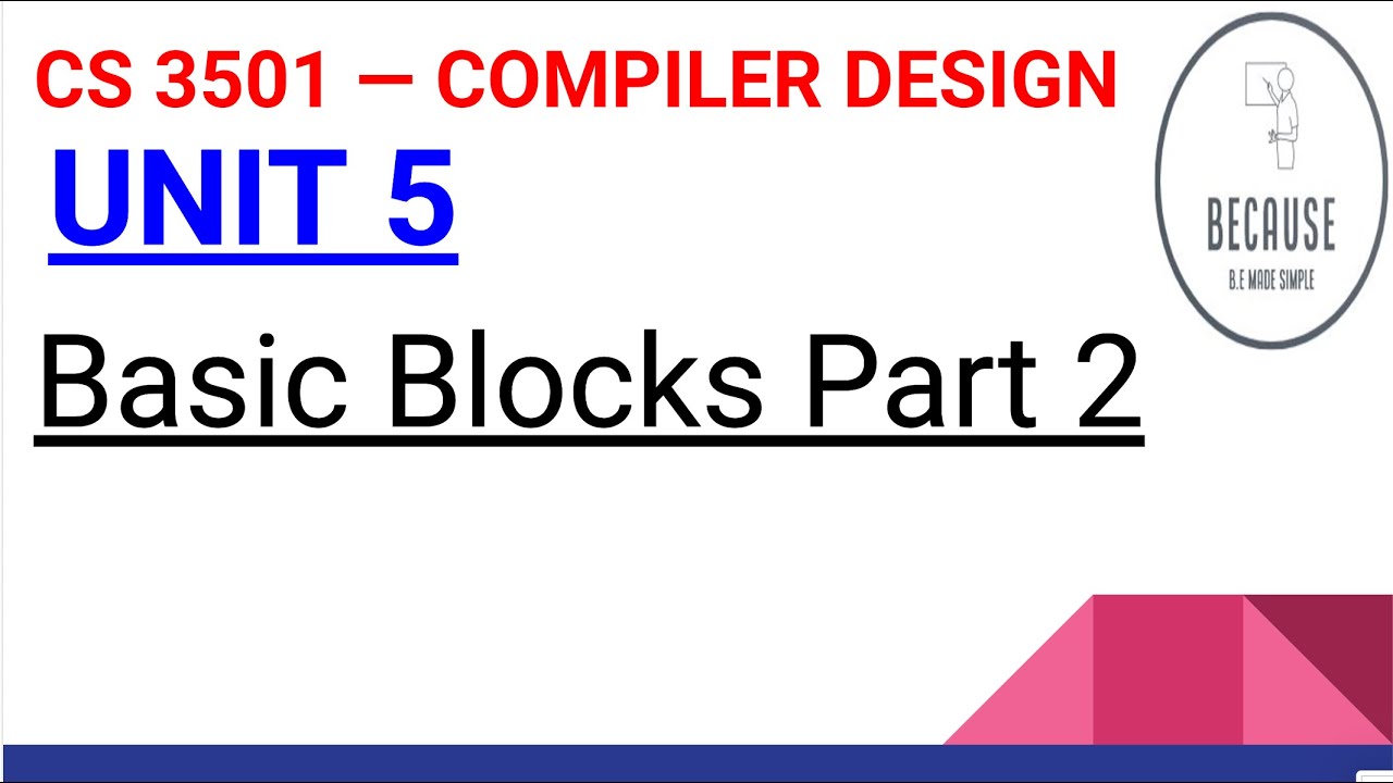5.6. Basic Blocks Part 2 in Tamil - YouTube