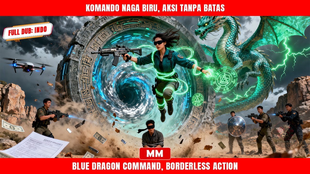 Komando Naga Biru, Aksi Tanpa Batas | Filem Baru CEO Aksi | Filem Asia ...