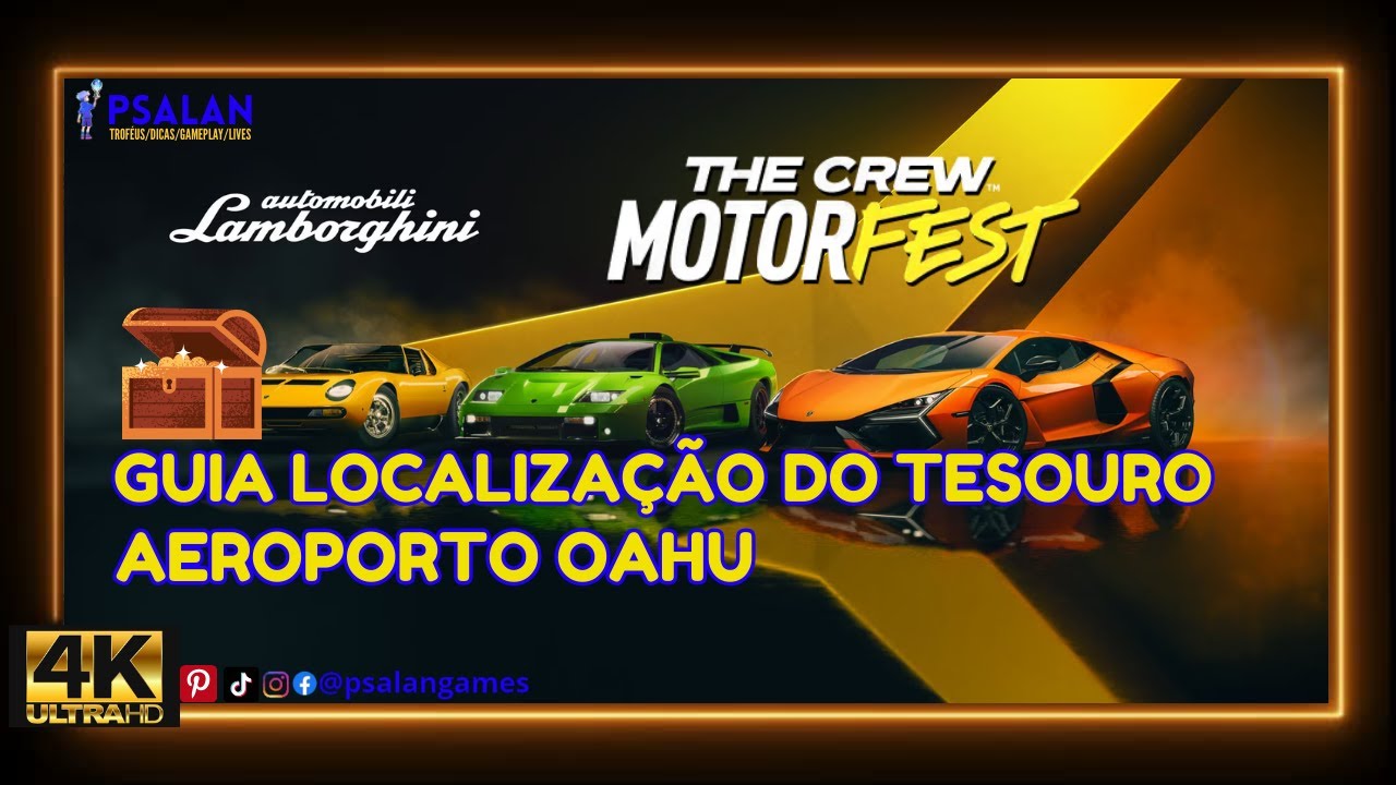🏆The Crew Motorfest - Guia Localização do Tesouro em Aeroporto Oahu 4K ...
