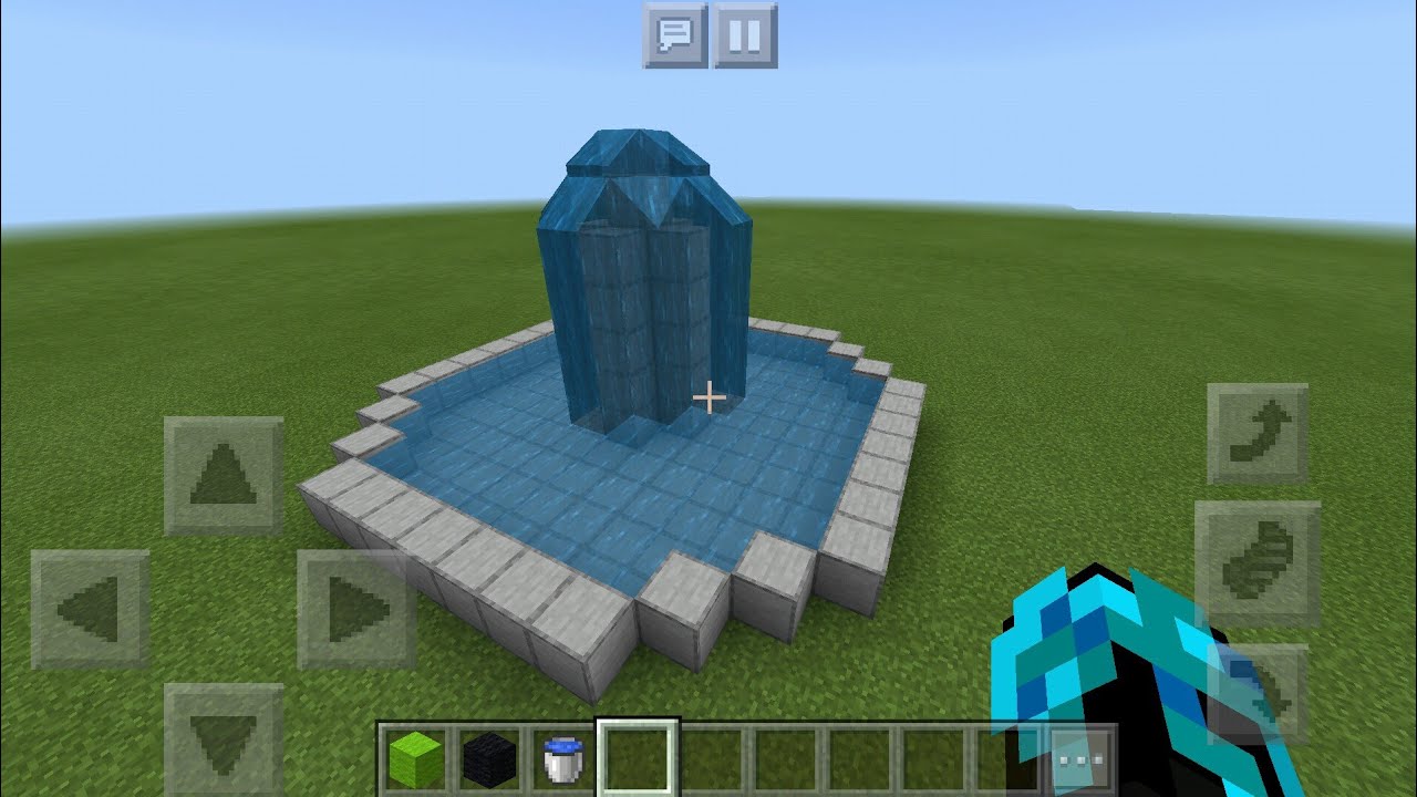 COME COSTRUIRE UNA FONTANA SU MINECRAFT - YouTube
