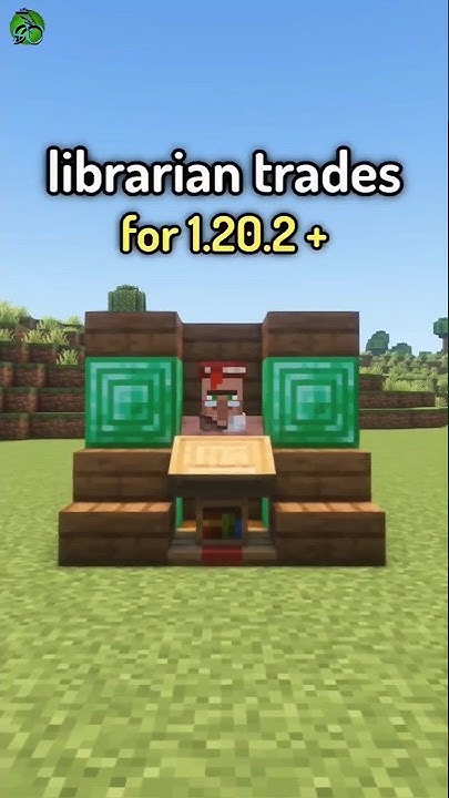 This Minecraft update change all librarian trades - YouTube