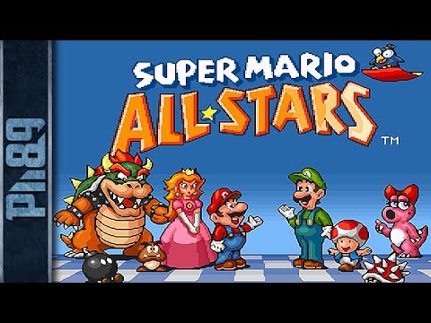 Super Mario All-Stars: Super Mario 3 (1993) SNES Gameplay - World #1 ...