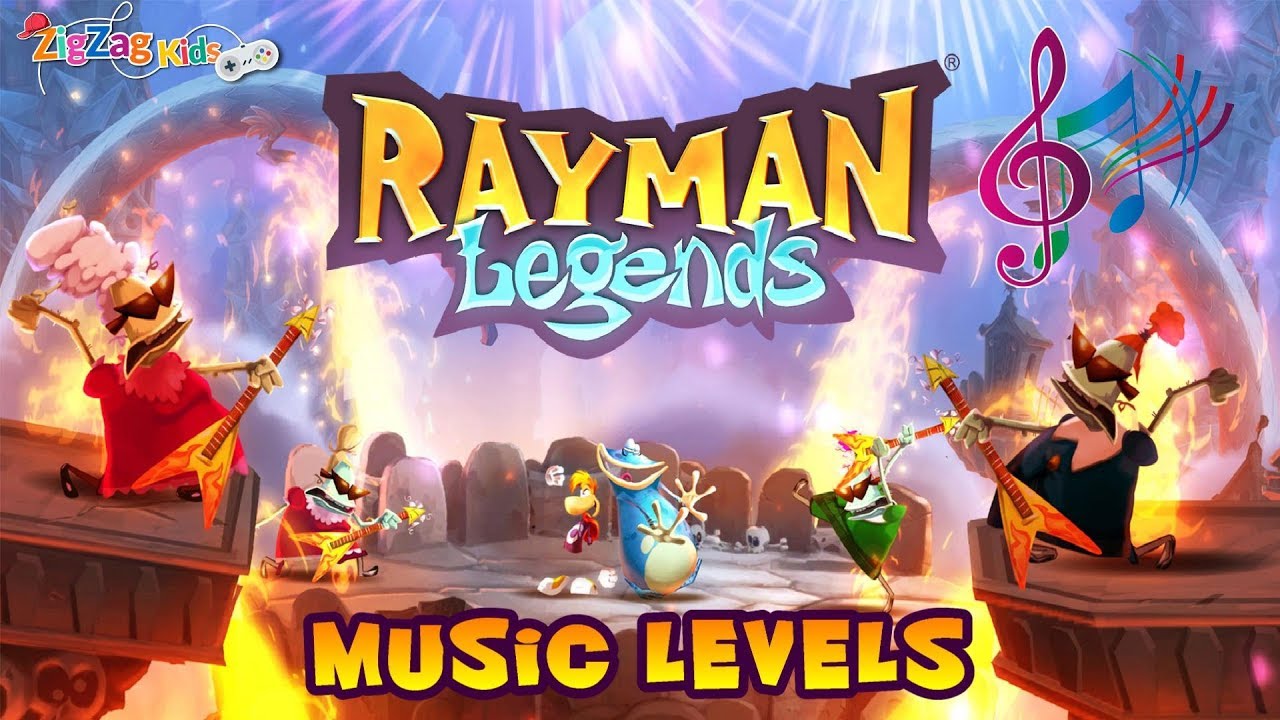 Rayman Legends | All Music Levels | ZigZag Kids HD - YouTube