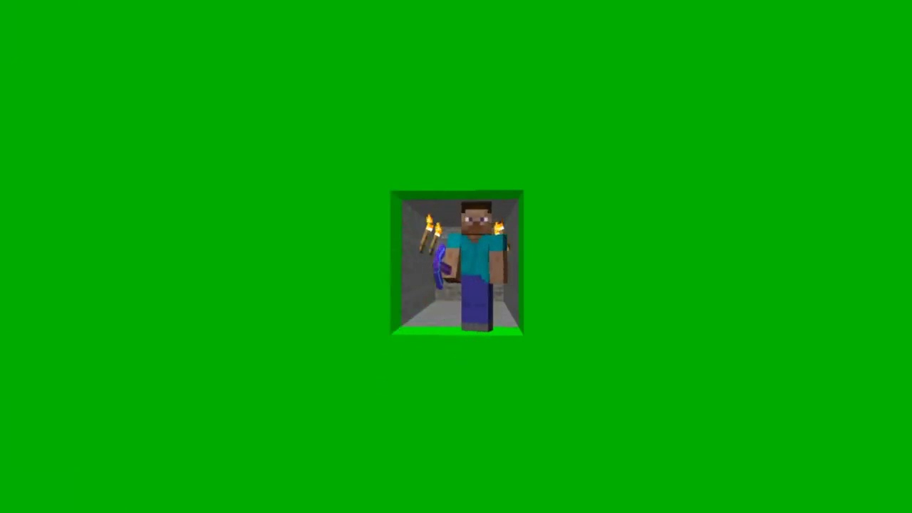 Steve breaks green screen - YouTube
