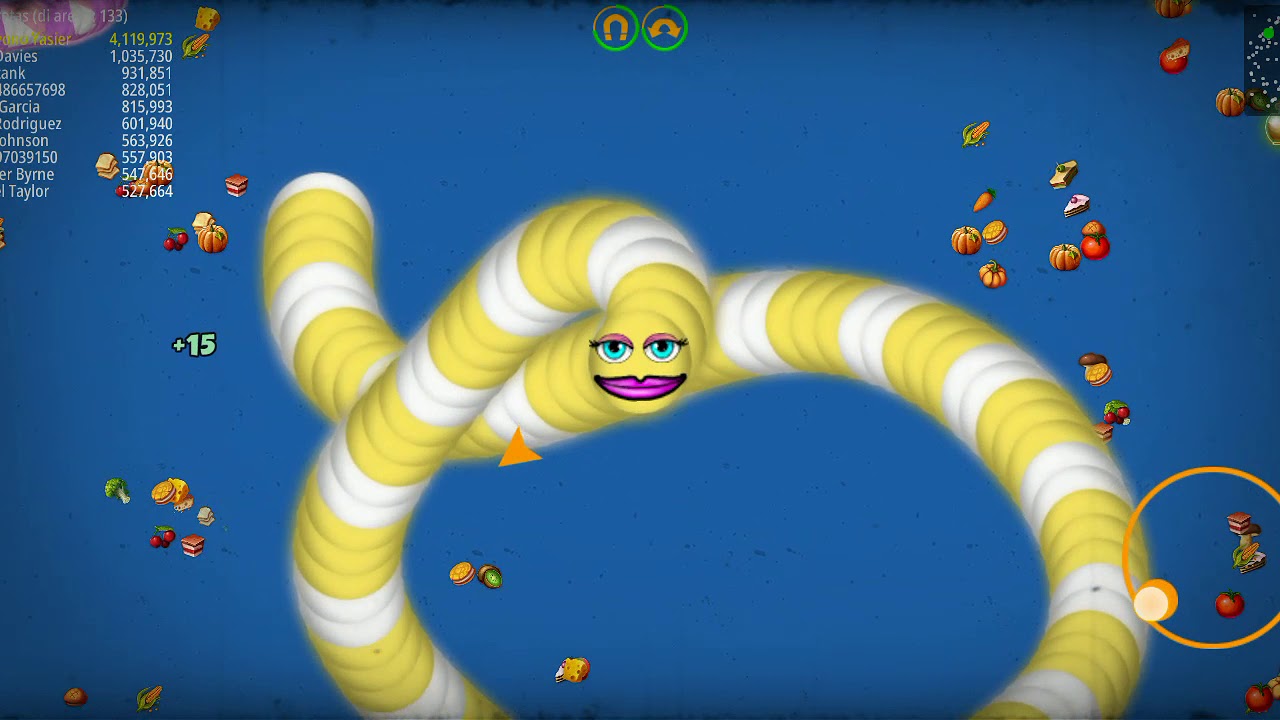 Cacing gede wormzone asli main di hp no cheat - YouTube