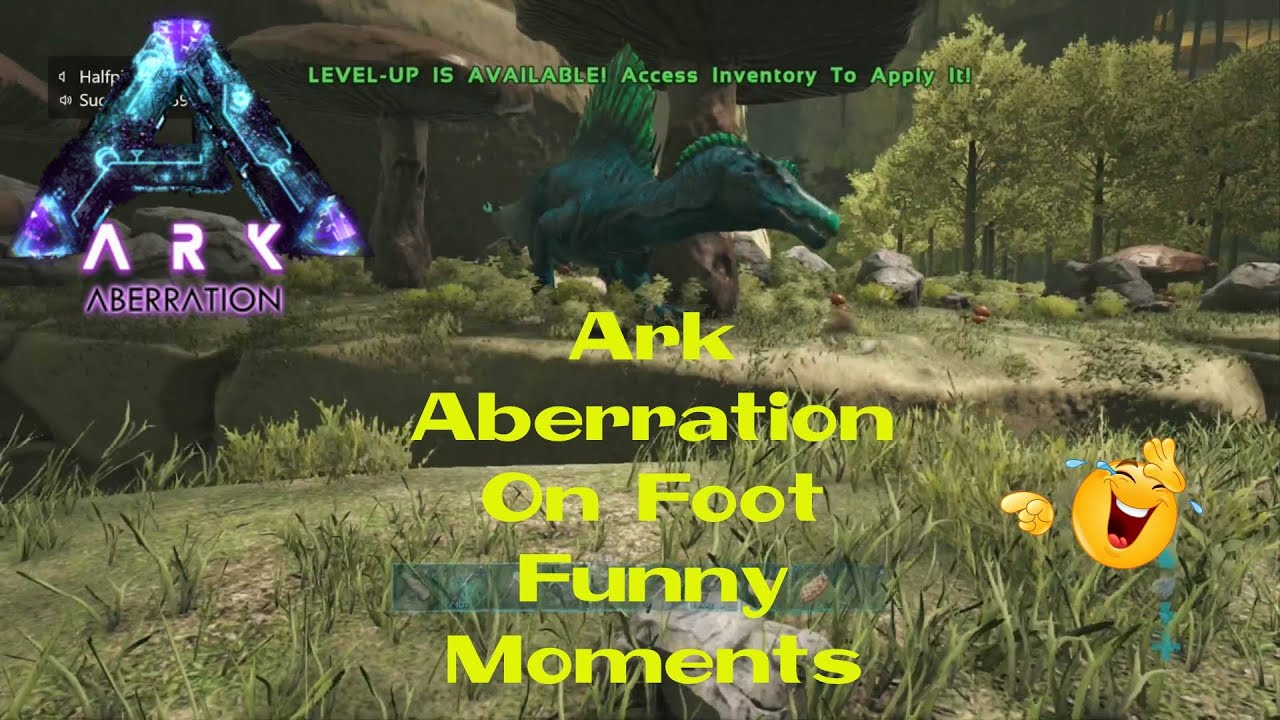 Ark Aberration Funny Moments On Foot - YouTube
