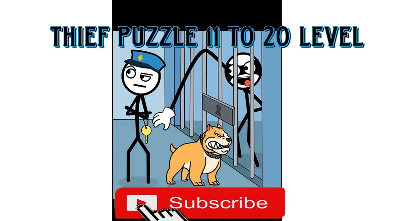 Thief puzzle 11 to 20 level complete/Mind game - YouTube