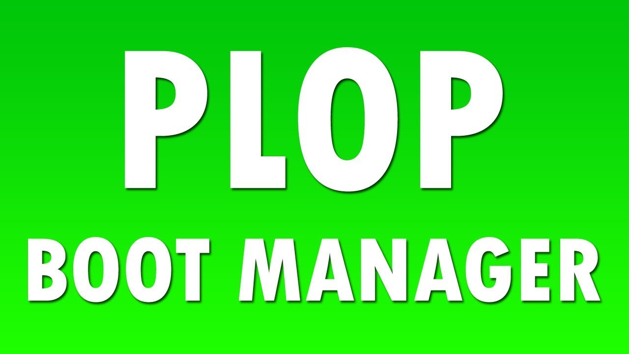 USB Booting With Plop Boot Manager - YouTube