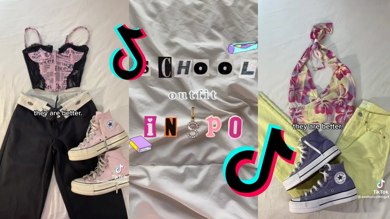 Back To School Outfit Inspo ♡ Tiktok Compilation Youtube