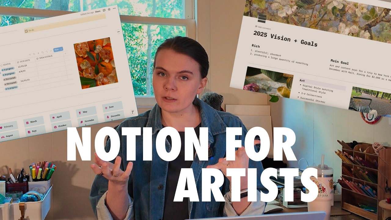 Notion Tour & Tutorial for Artists (and beginners!) - YouTube