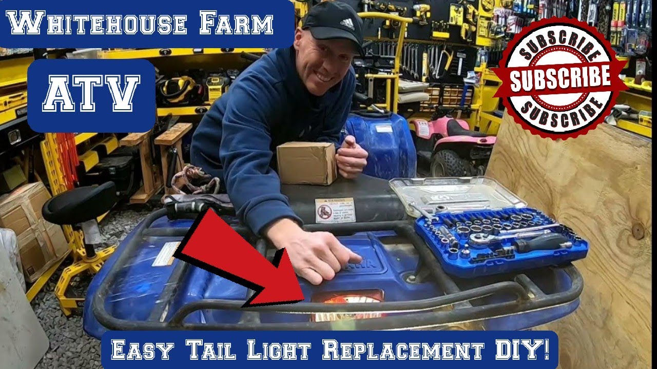How To Replace An ATV Rear Tail Light DIY! - YouTube