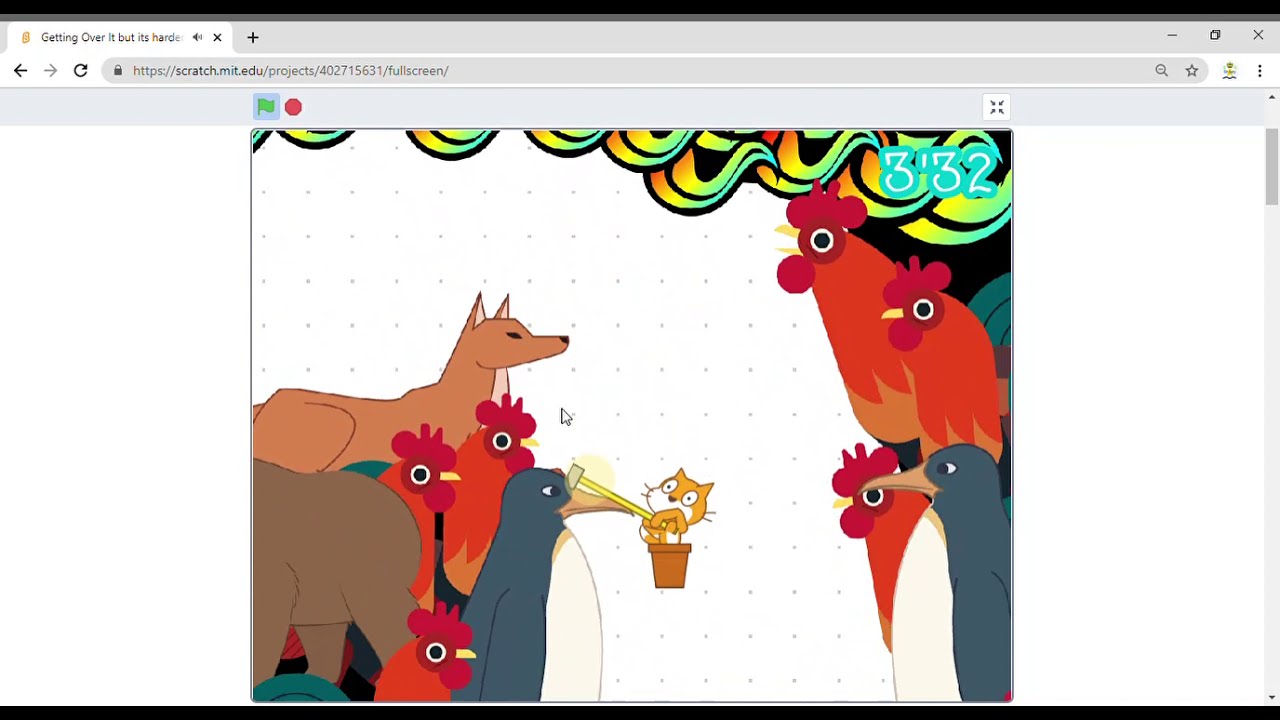 Getting Over it but harder 1.1 on scratch #Gettingoverit - YouTube