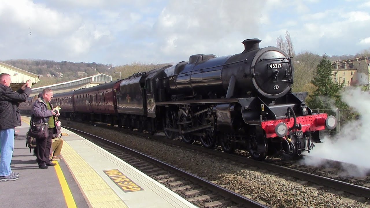 BLACK 5 45212 BATH SPA–STEAM DREAMS EXCURSION-12/03/2020 - YouTube