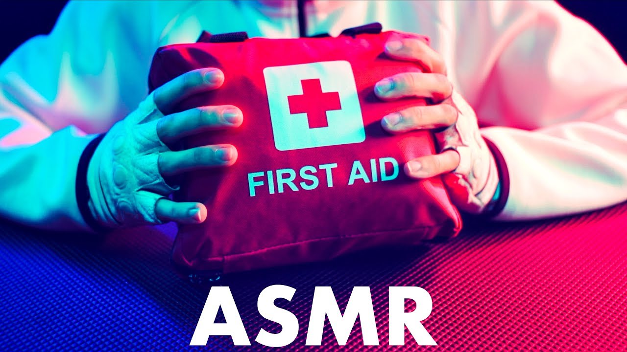 ASMR First Aid Kit UNBOXING 🚑122 Triggers Items 💉NO TALKING - YouTube