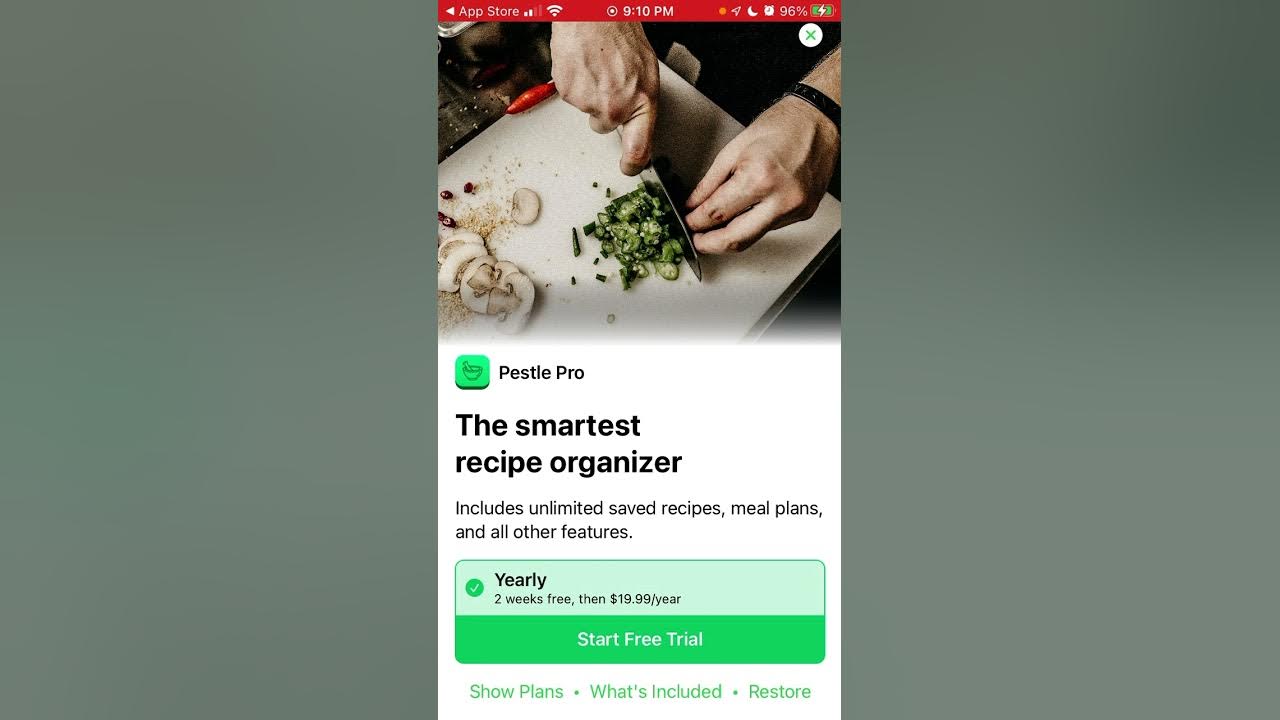 Pestle: Recipe Organizer app - quick overview - YouTube