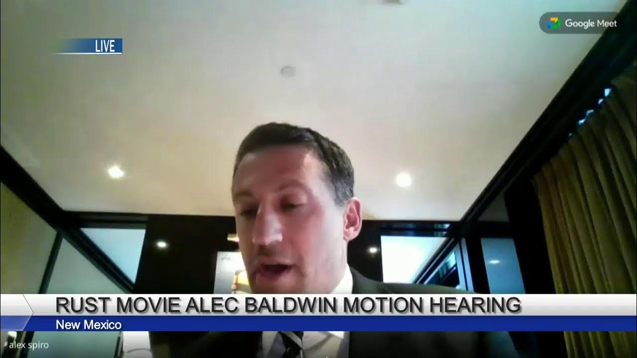 LIVE: Rust movie Alec Baldwin motion hearing - YouTube