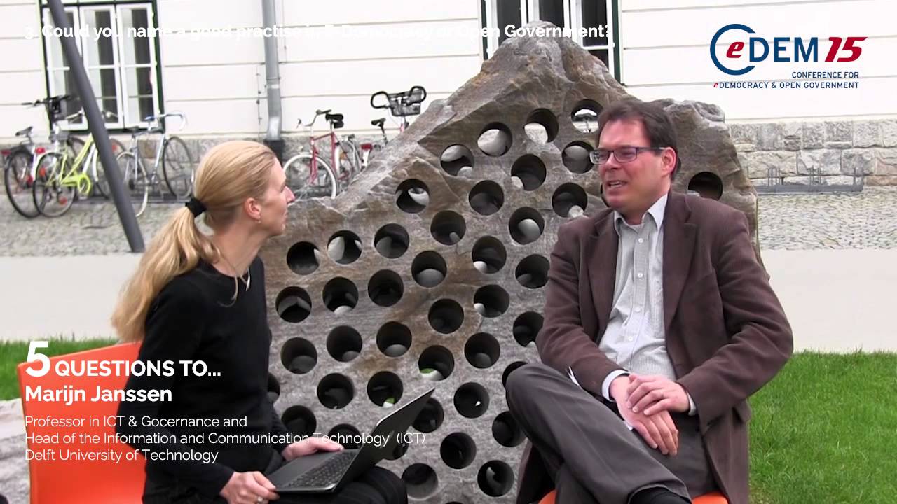 5 questions to Marijn Janssen #CeDEM15 - YouTube