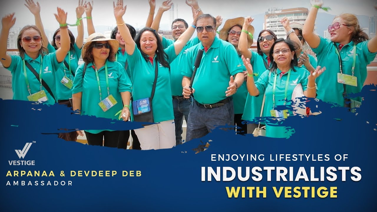 Enjoying Lifestyle of Industrialists with Vestige | Vestige Cruise Trip | Arpana & Devdeep Deb ...