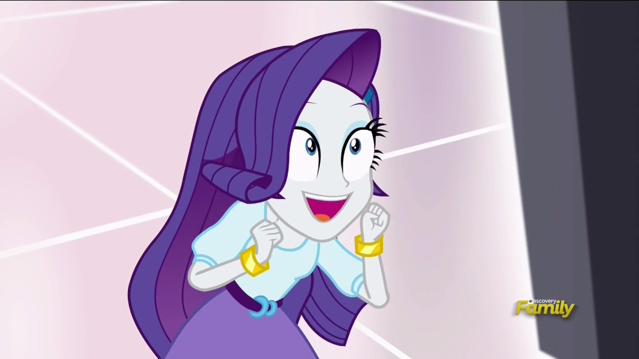 Rarity hears about the dance competition - Dance Magic - YouTube
