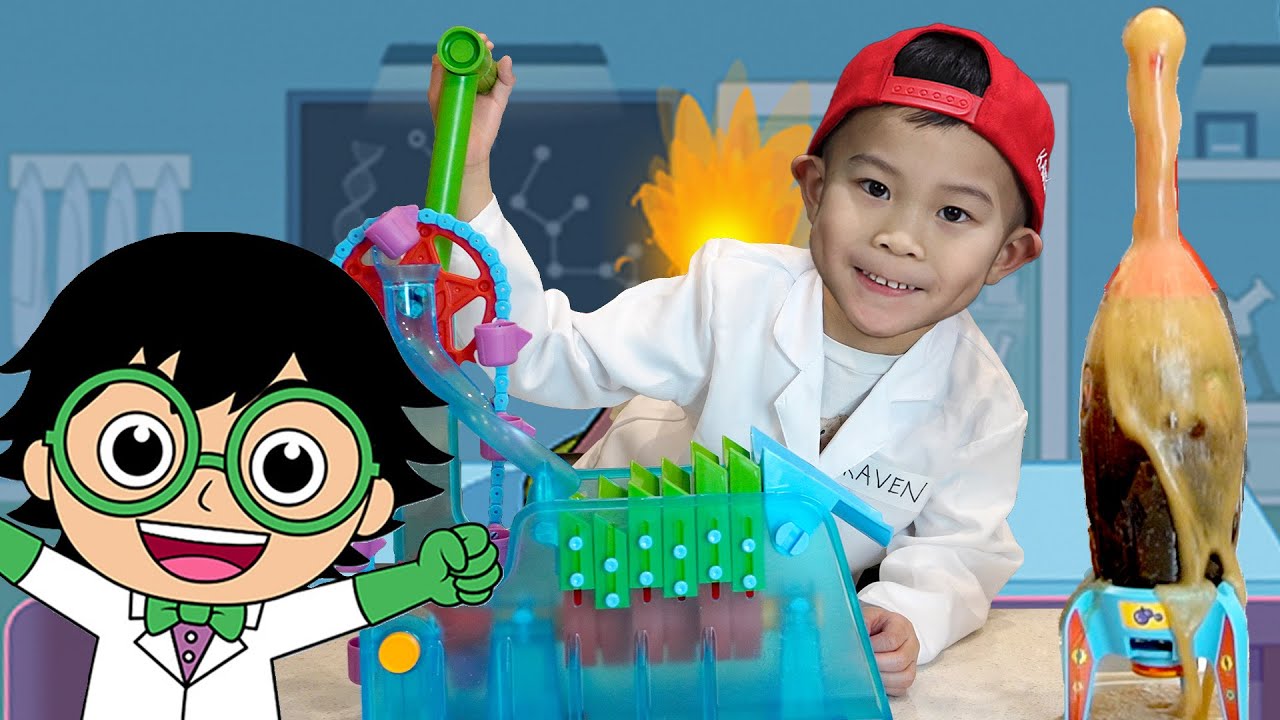 Science Experiments for KIDS with Ryan's Lab Toys - YouTube