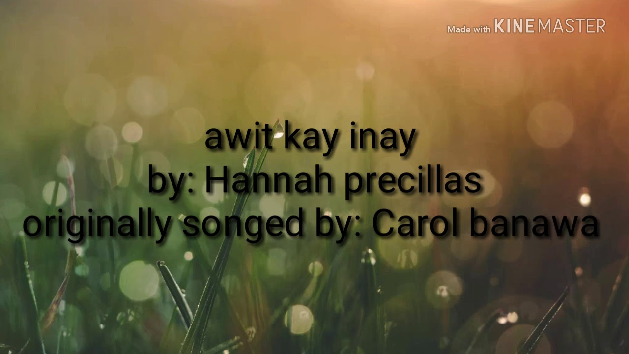 Awit kay inay - YouTube
