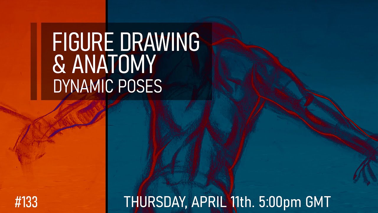 Figure Drawing & Anatomy - Dynamic Poses #133 - YouTube