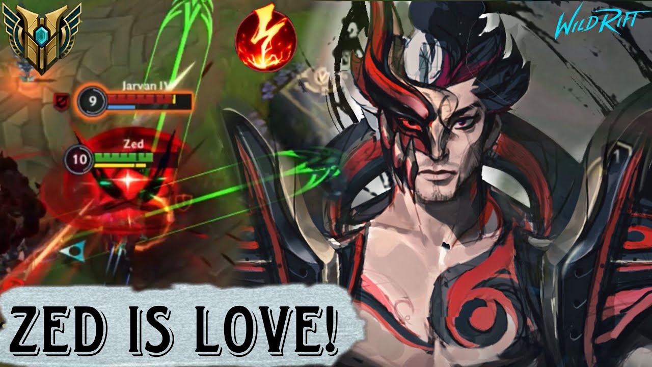 MY LOVELY ZED WILD RIFT - BEST BUILD AND RUNES - YouTube