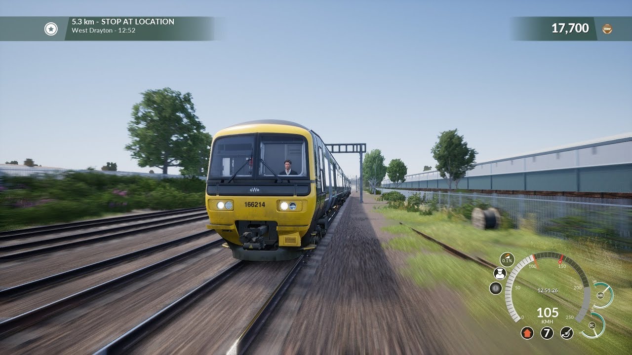 Train Sim World: Class 166 from Reading-London Paddington Station - YouTube