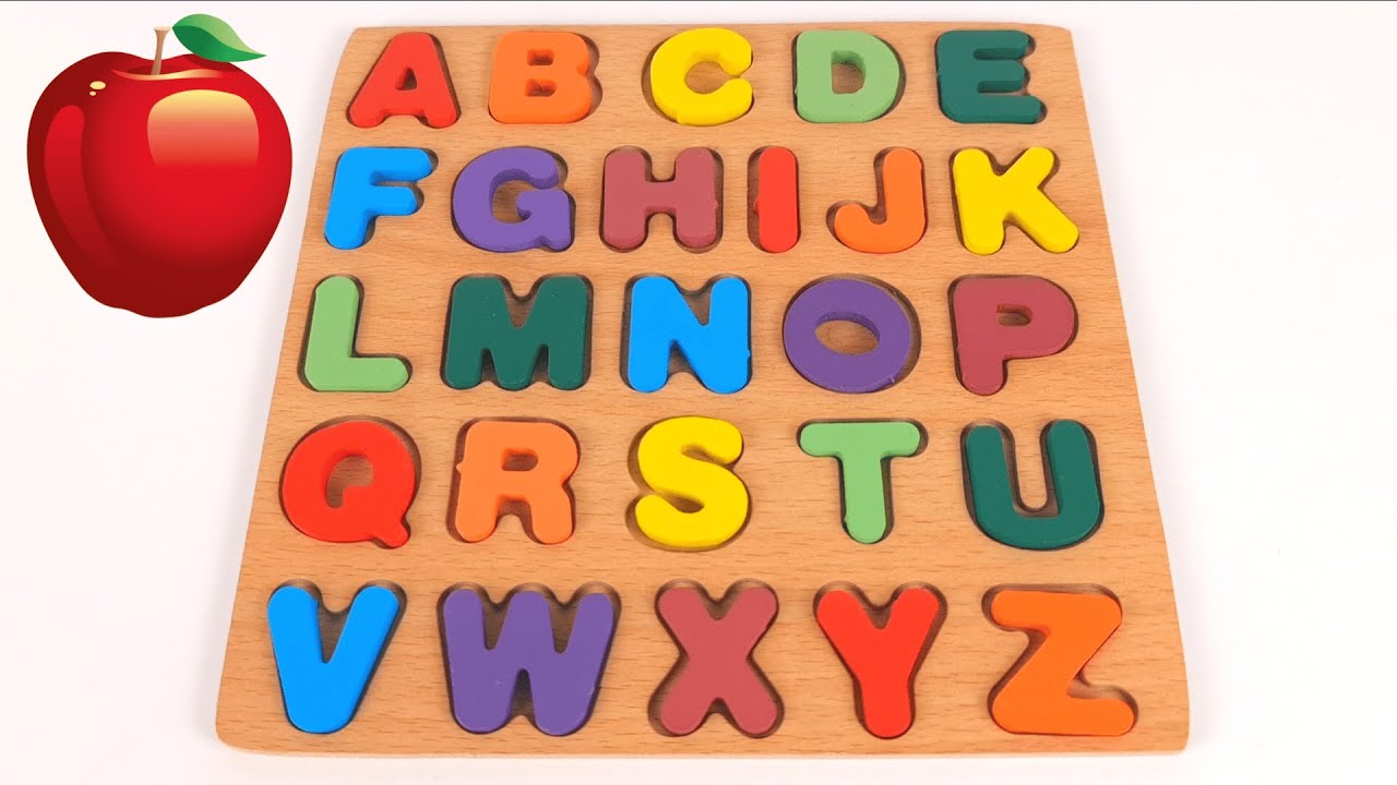ABC Puzzle "APPLE" - YouTube