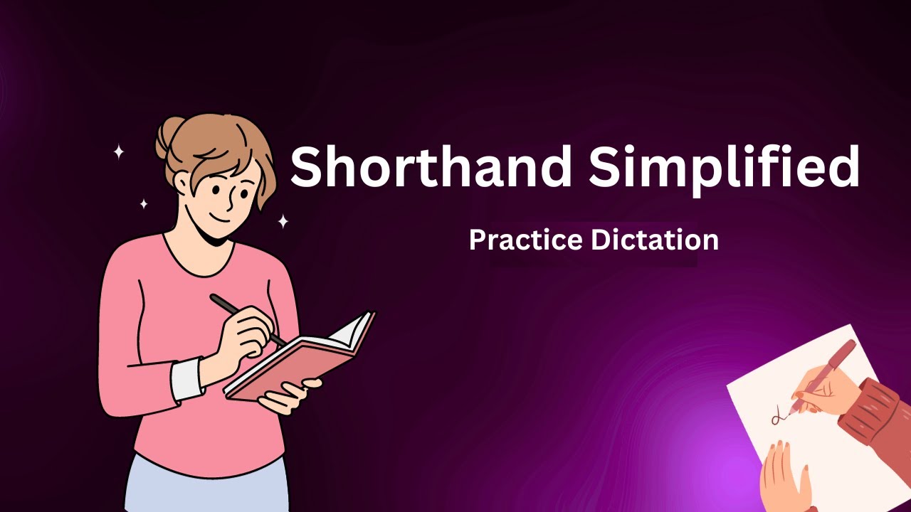 Shorthand | Practice Dictation | Lecture-03 - YouTube