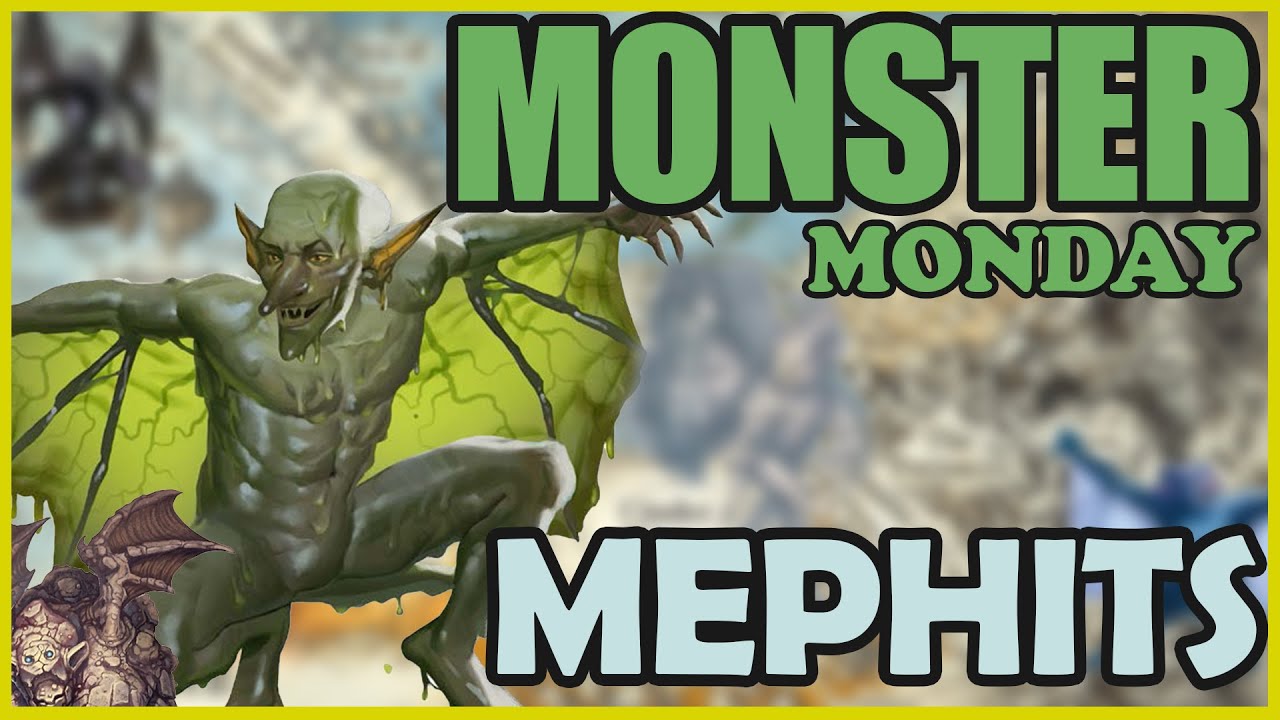 The Mischievous Elementals (Mephits) - Monster Monday - Dungeons ...
