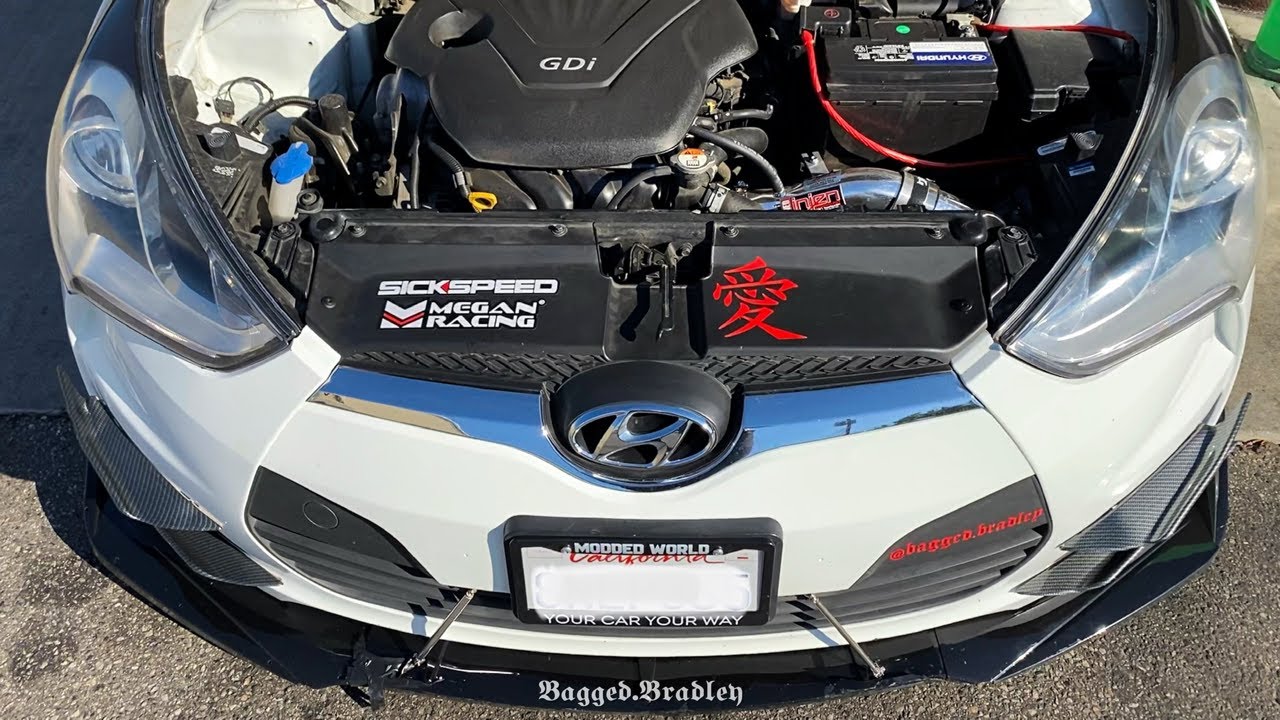 2016 Veloster NAV Gets Injen Cold Air Intake ! - YouTube