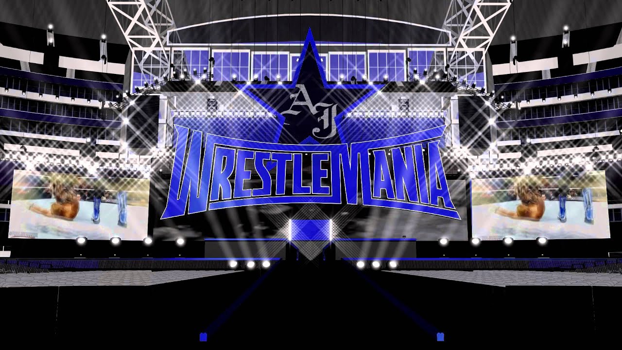 WWE AJ Styles Wrestlemania 32 Entrance Stage - YouTube