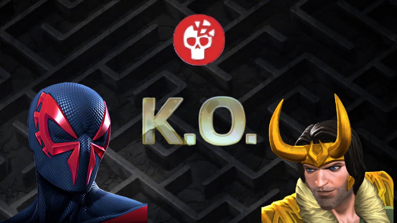 Spiderman 2099 solos abyss loki | MCOC - YouTube