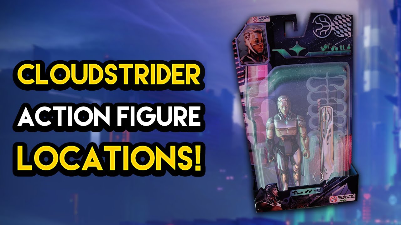 Destiny 2 - ALL CLOUDSTRIDER ACTION FIGURE LOCATIONS! - YouTube