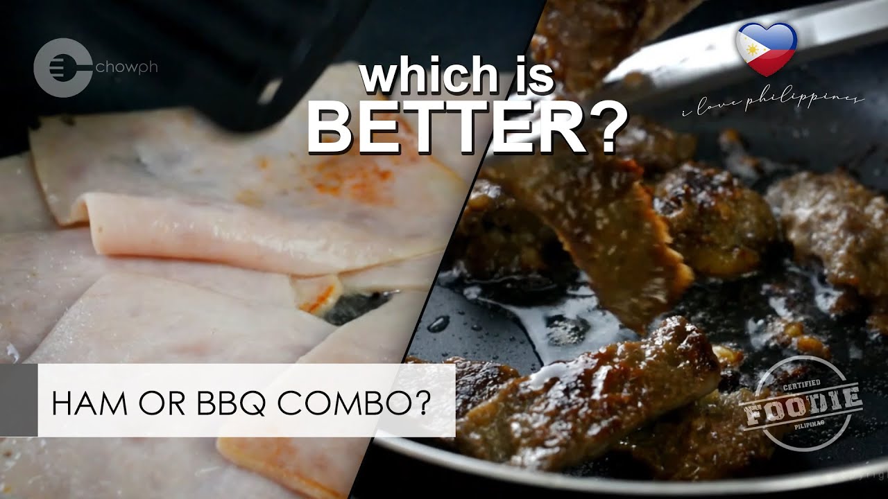 Filipino Food Face-off: Ham vs. BBQ Combo | Flavor Showdown! - YouTube