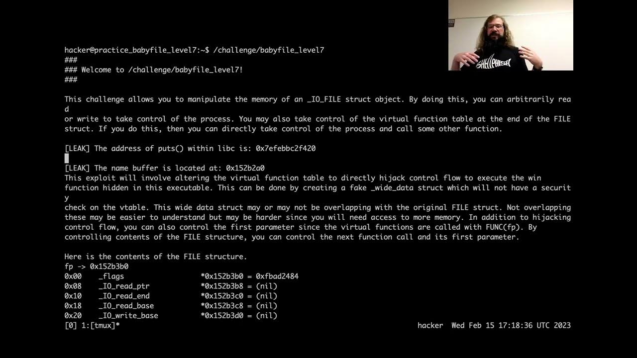File Structure Exploits - Robert - Live Session - 2023.02.15 - YouTube
