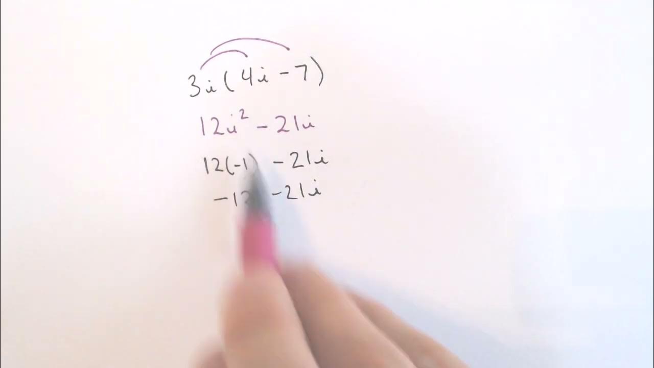 Operations with Imaginary and Complex Numbers - YouTube
