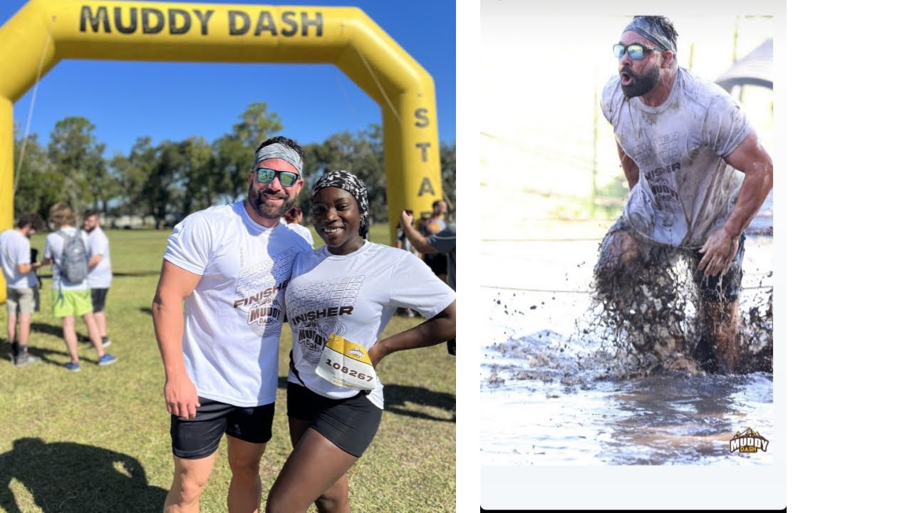 OUR FIRST “ MUDDY DASH RACE “ !! - YouTube