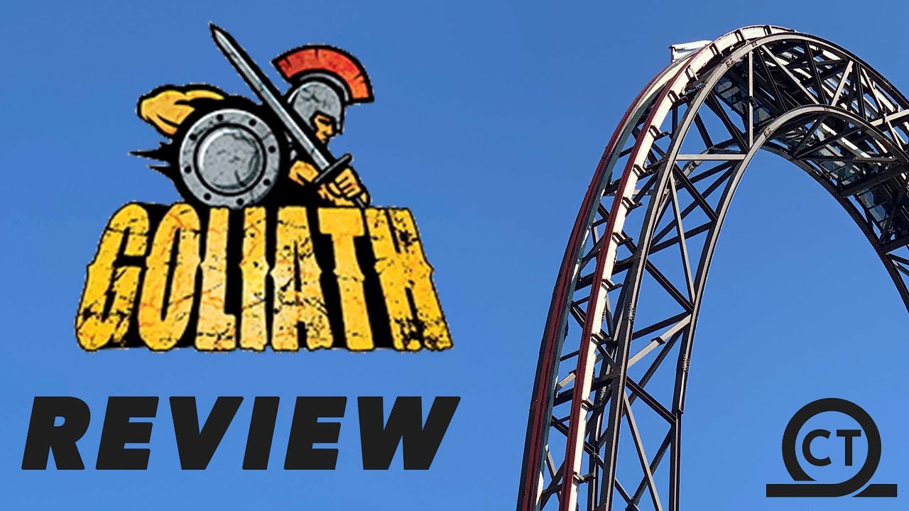 Goliath Review | Six Flags Great America RMC Wooden Coaster - YouTube