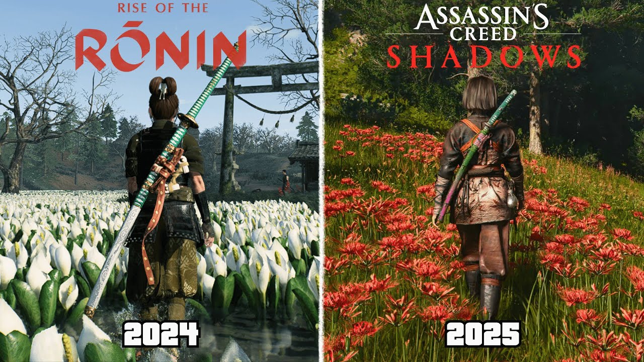 Assassin’s Creed Shadows vs Rise of the Ronin - Physics and Details ...