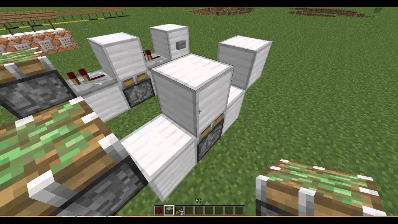 Minecraft monostable circuit [1.7.2] tutorial - YouTube