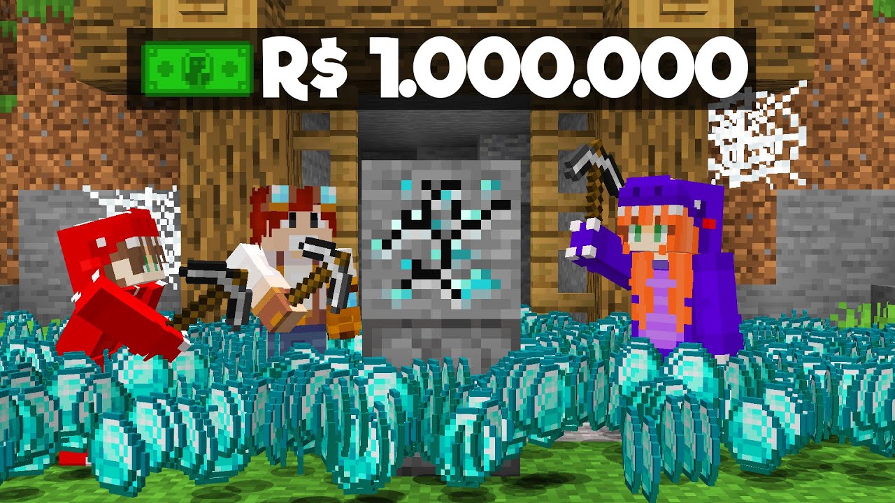 Ficamos Ricos Mineirando MinÉrios No Minecraft Youtube