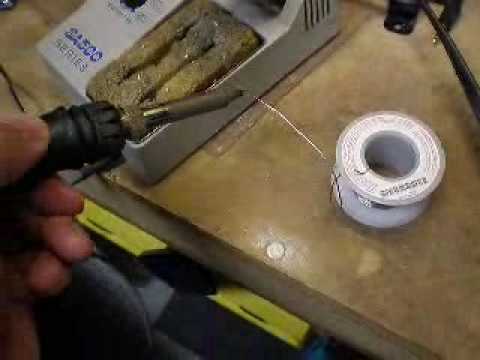 How to clean the soldering tip - Part 1 - YouTube