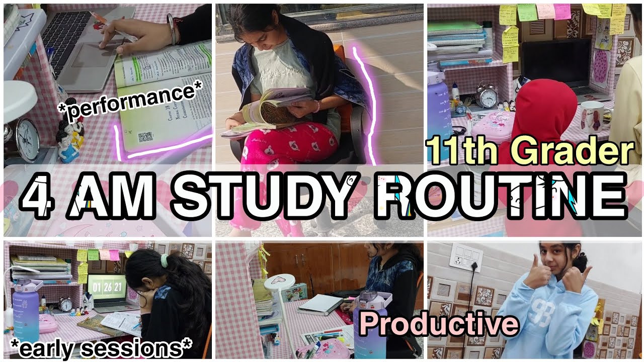 *4 AM STUDY vlog🥸📚*in winters 🥶* EXAM SEASON*NEET/JEE#trending#exam# ...