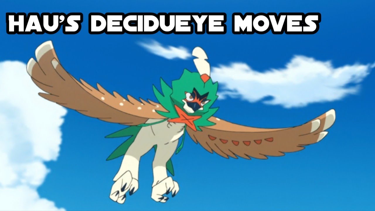 Hau's decidueye moves - YouTube