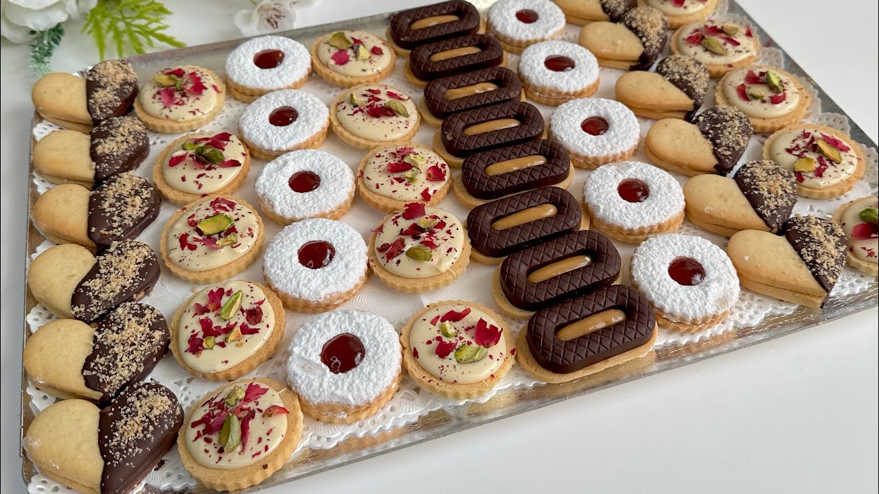 4 ASSORTIMENTS DE SABLÉS AVEC LA MÊME PATE !! LA MEILLEURE RECETTE DE ...