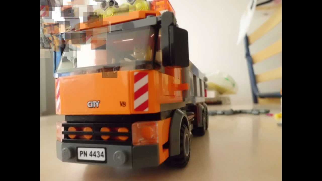Lego City Lastbil Med Tippflak 4434 - YouTube